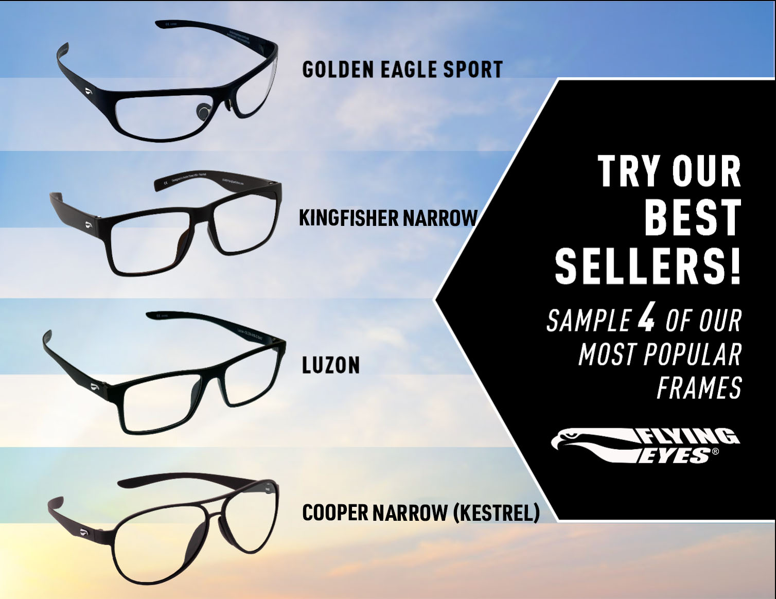 Prescription Try-On Kits – FlyingEyesOptics